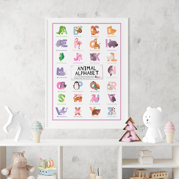Lobster Creative | Free Download - Animal Alphabet No. 2 A4 Poster