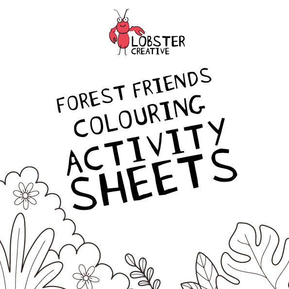 Lobster Creative | Free Download - Forest Friends Colouring in Activity ...